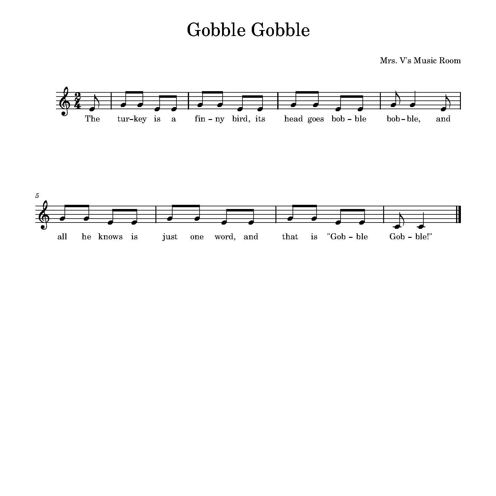 Best Turkey Games for Fall in Elementary Music - Mrs. V’s Music Room